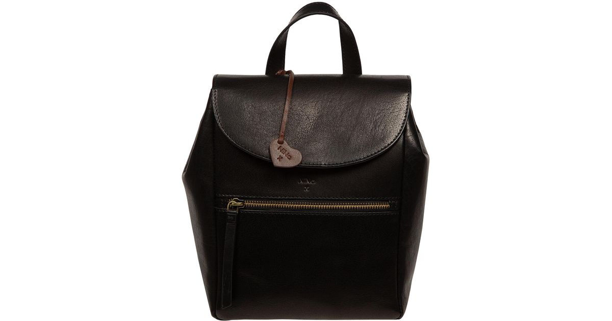 NiNa Amora 'Fabiana' Leather Backpack in Black | Lyst UK