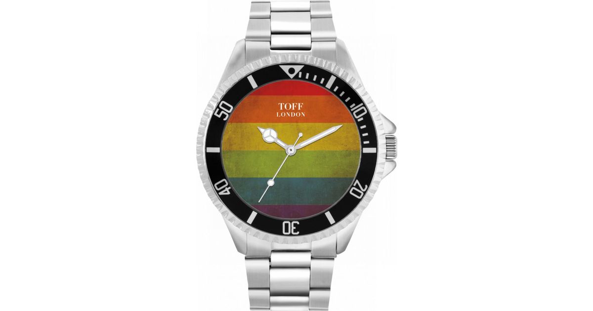 Toff London Tlwl-1022 42Mm Pride Vintage Watch in Grey for Men | Lyst UK