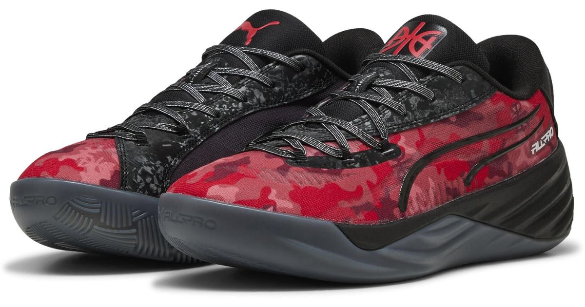 PUMA All-Pro Nitro Da Basketball Shoes in Red | Lyst UK