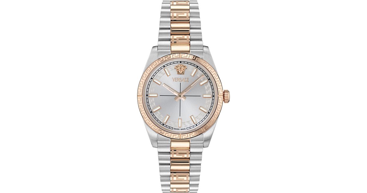 Versace Millenium Watch Ve0E00525 Stainless Steel in Metallic | Lyst UK
