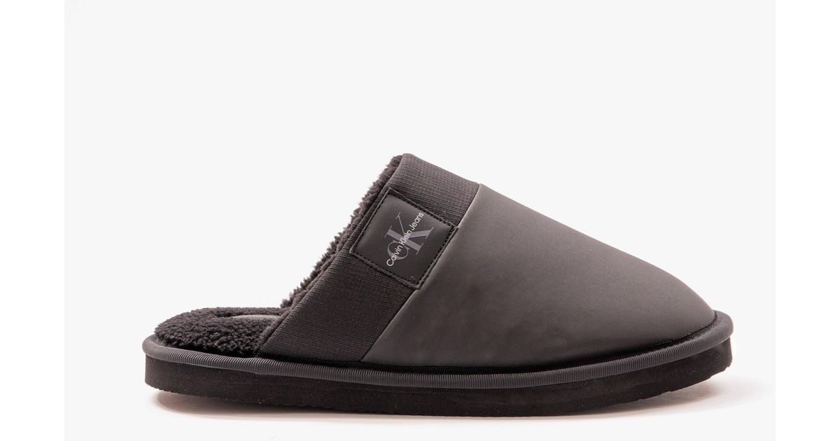 Calvin Klein Jeans Home Clog Surfaces Slippers in Brown for Men | Lyst UK
