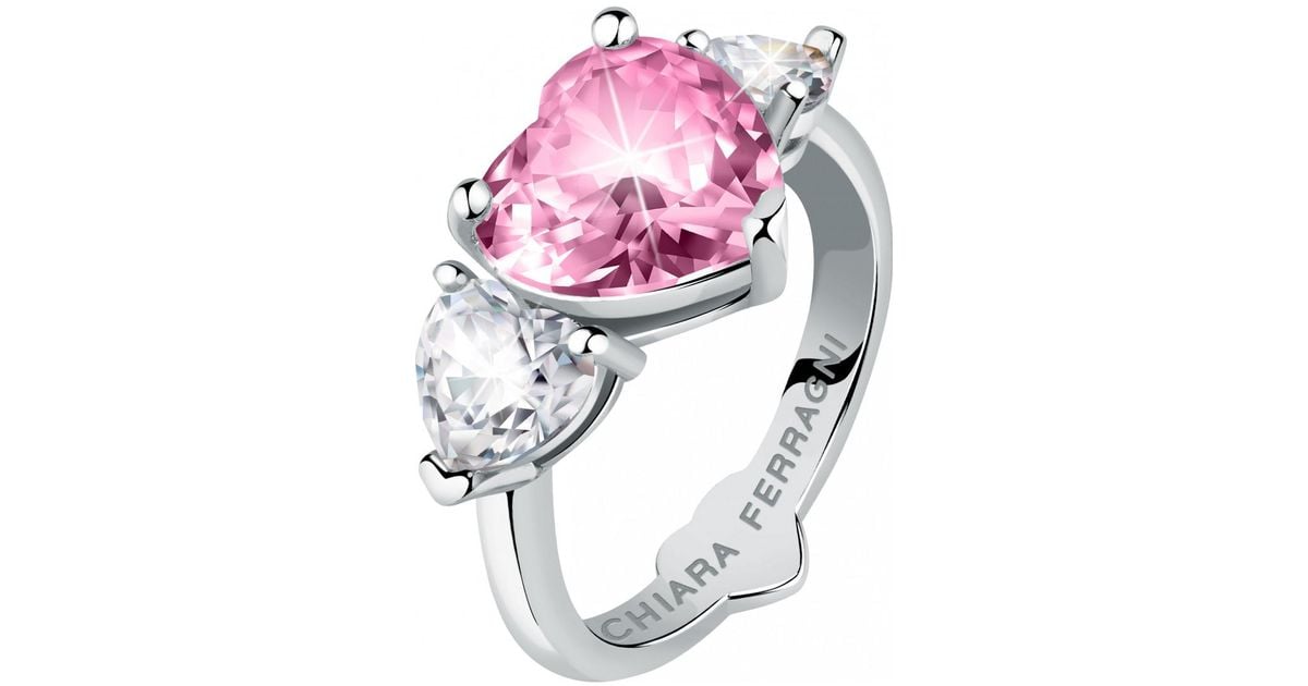 Chiara Ferragni J19Auv33016 Ladies Ring in Pink | Lyst UK