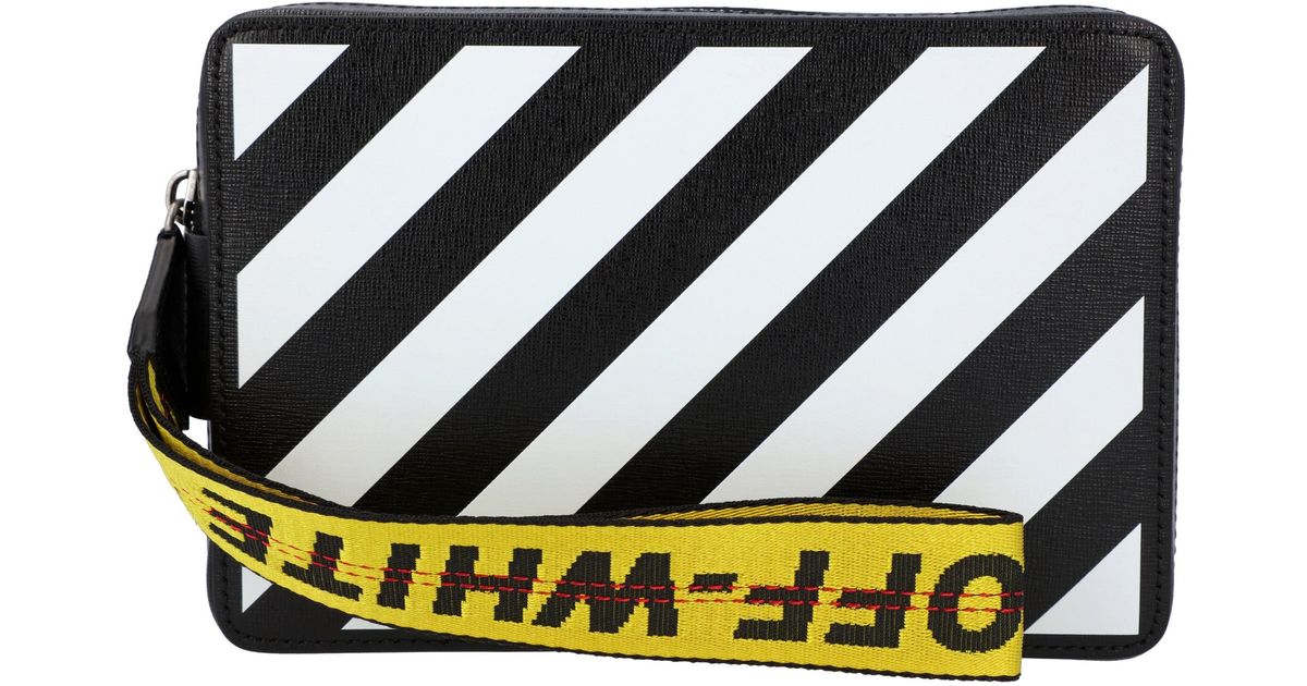 Off-White c/o Virgil Abloh Off Diagonal Bag in Black | Lyst UK