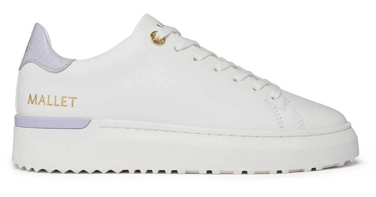 Mallet Grftr Lite Trainers Size 4 in White | Lyst UK