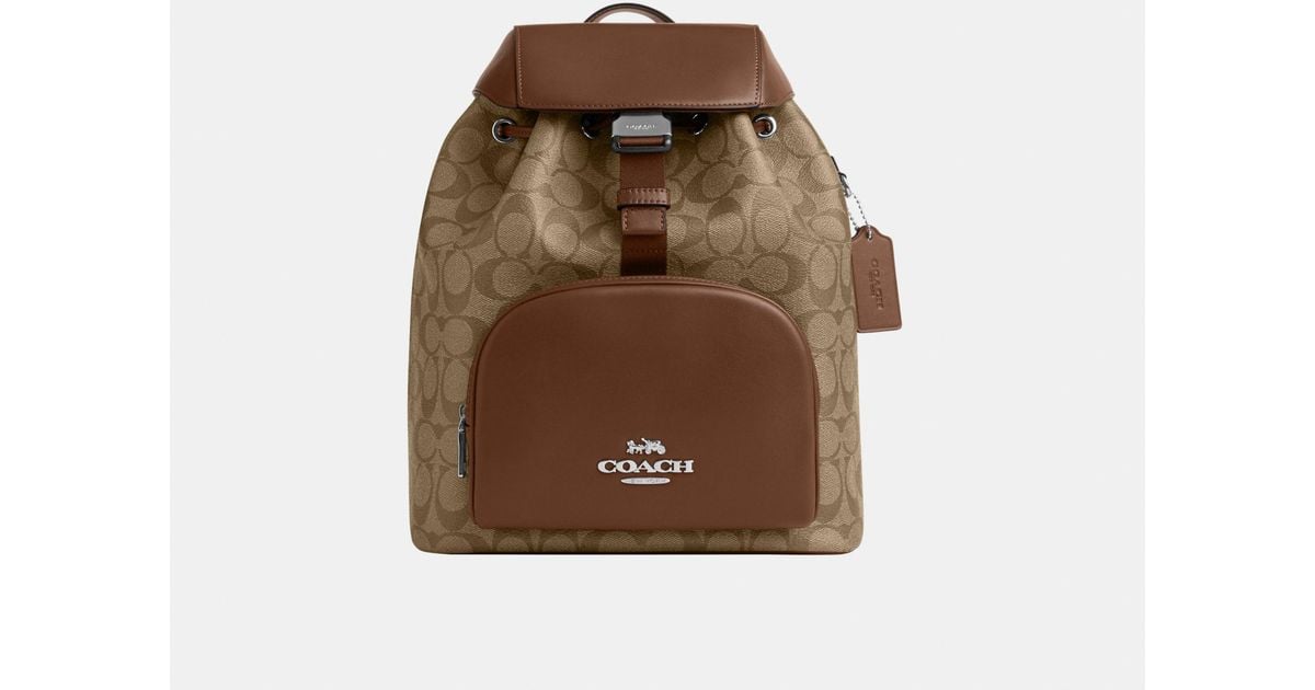 COACH Pace Large Backpack in Brown | Lyst UK