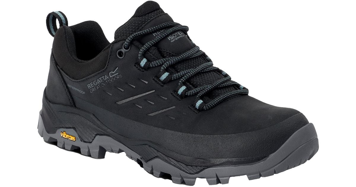 Regatta Ladies Blake Low Walking Shoes in Black | Lyst UK