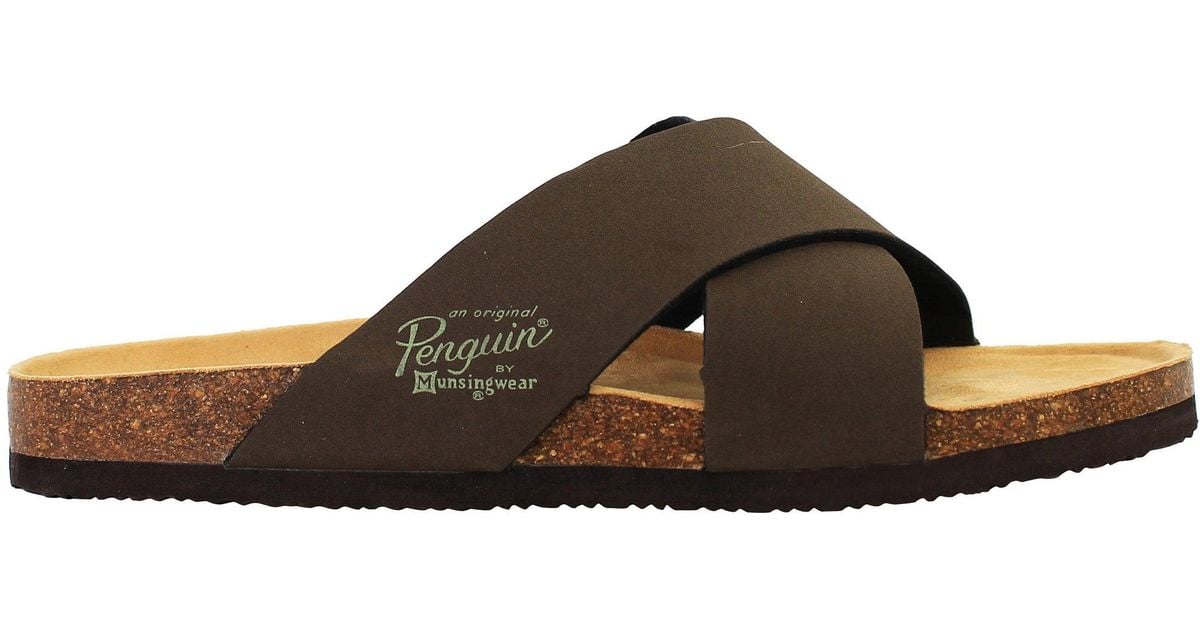 Original Penguin Pack Sliders in Brown for Men | Lyst UK