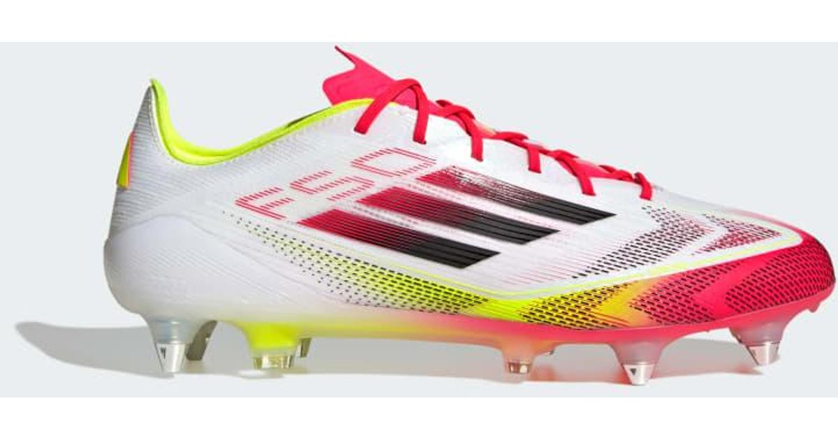 adidas Originals F50 Elite Soft Ground Boots in White | Lyst UK