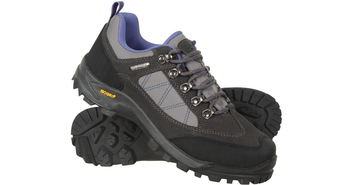 Mountain Warehouse 'Storm' Walking Shoes Isogrip Waterproof Sneakers ...