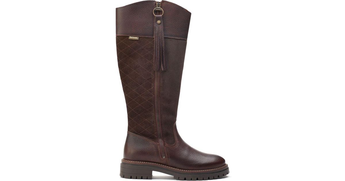 Barbour Ingrid Boots in Brown | Lyst UK