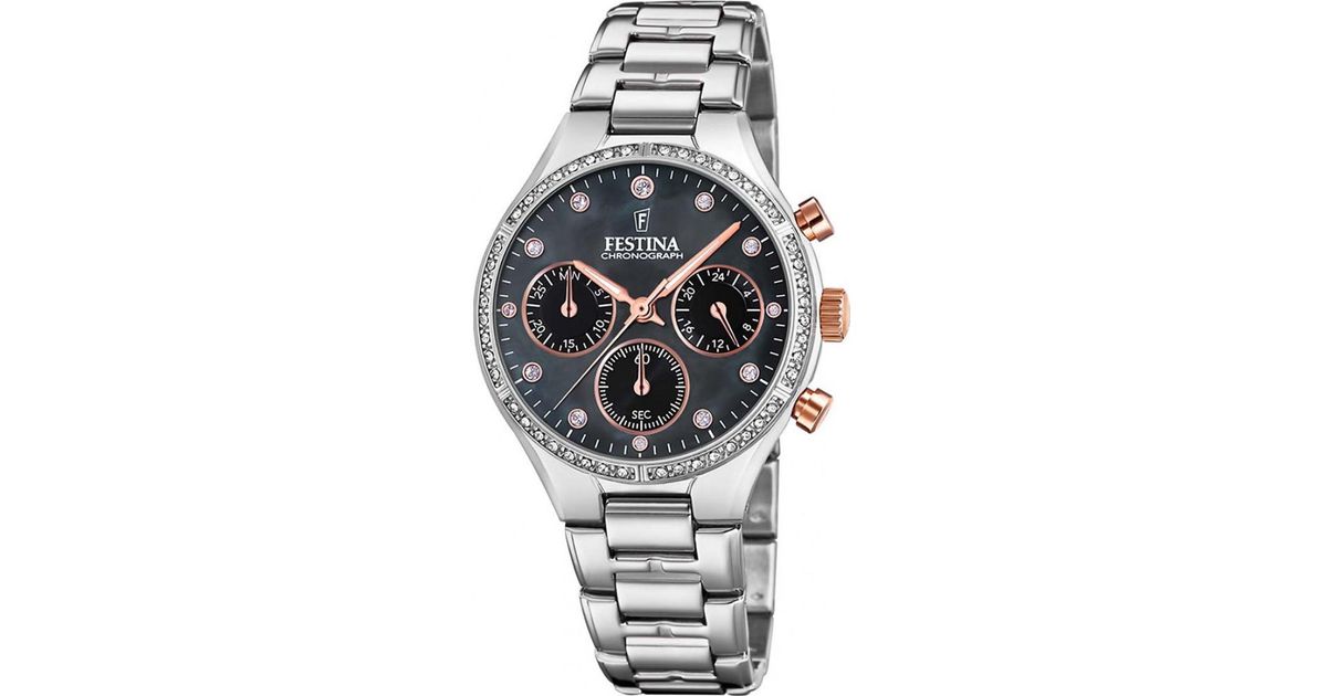 Festina F20401-4 Ladies Boyfriend Watch in Grey | Lyst UK