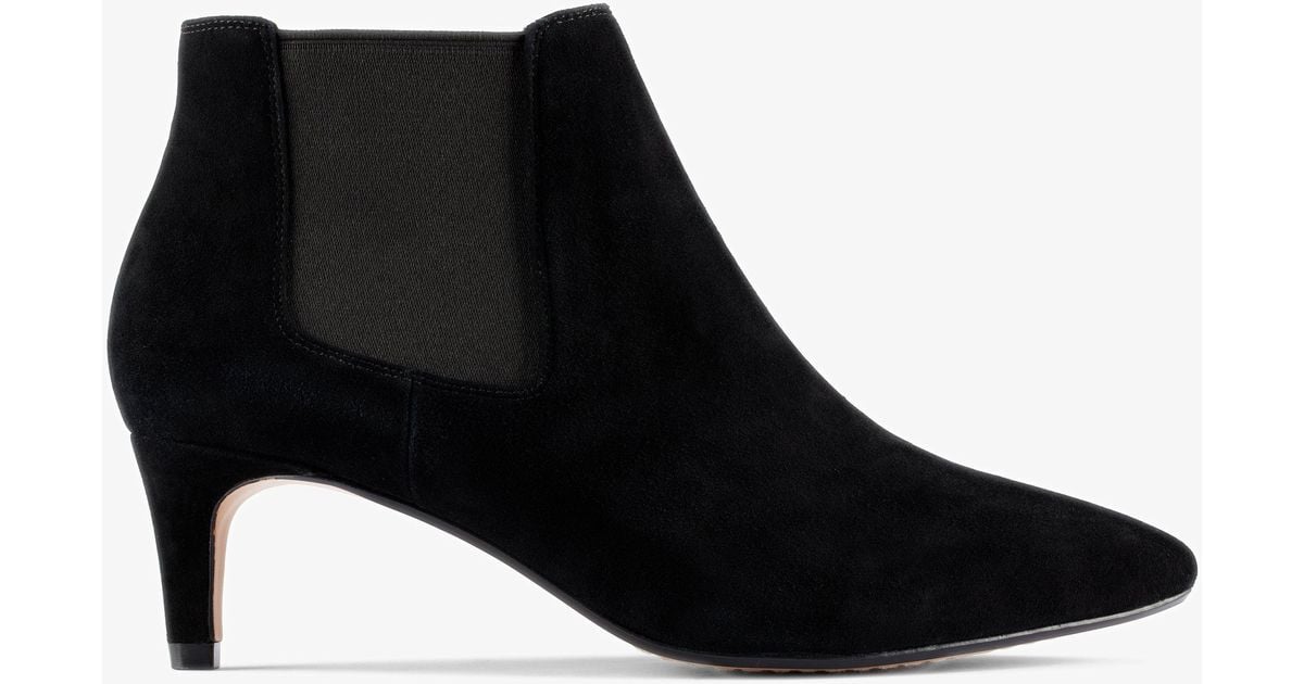 Clarks Laina 55 Boot 2 Suede Boots in Black | Lyst UK