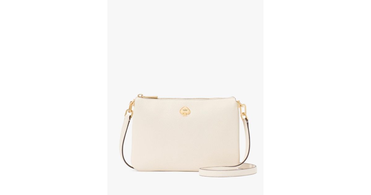 Kate Spade Kayla Pebbled Leather Small Triple Compartment Crossbody in ...