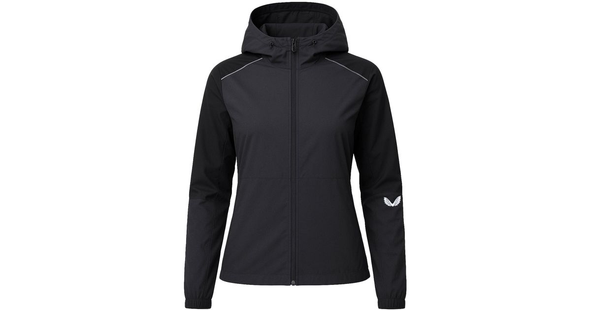 Castore Flyweight Jacket Polyamide in Black | Lyst UK