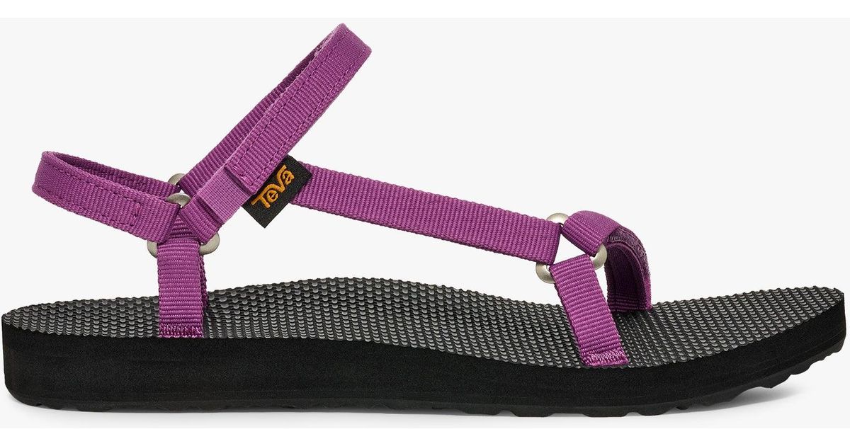 Teva Original Universal Slim Sandals Striking Textile in Purple | Lyst UK