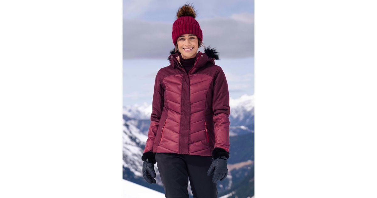 Mountain Warehouse 'Pyrenees' Padded Ski Jacket Snow Proof Warm Winter ...