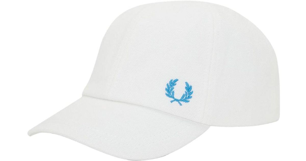 Fred Perry Classic Logo Snow Cap Cotton in White for Men | Lyst UK