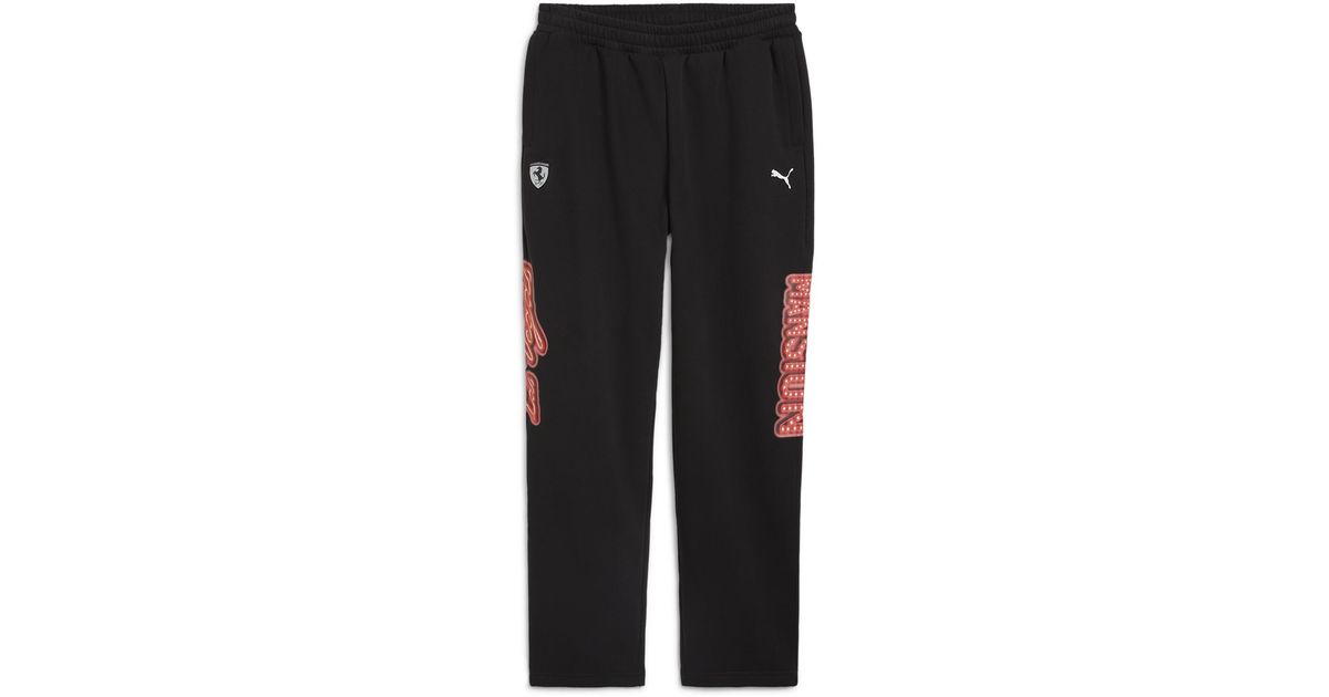 PUMA Scuderia Ferrari Race Neon Energy Pants in Black for Men | Lyst UK
