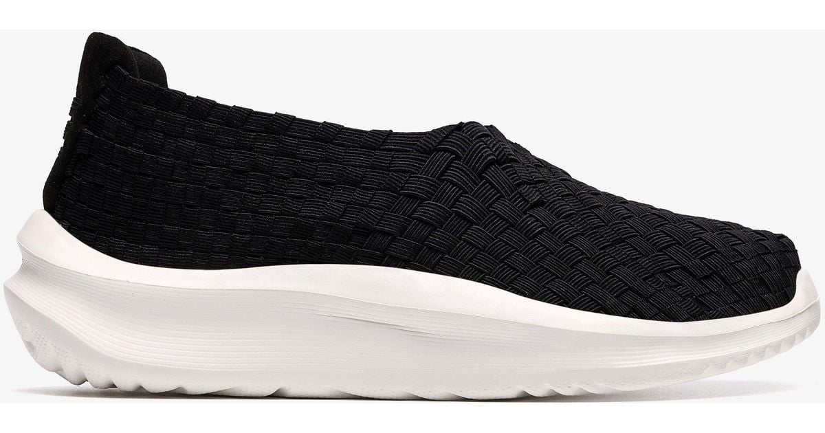 Clarks Solevana Weave Shoes in Black | Lyst UK