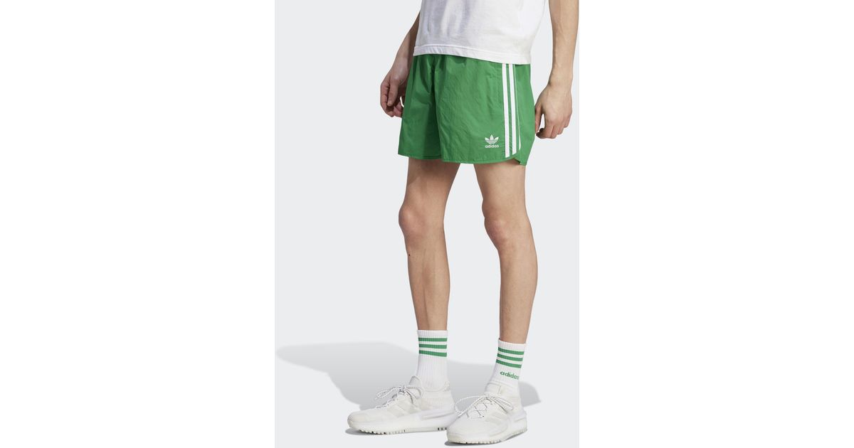 adidas Originals Adicolor Classics Sprinter Shorts in Green for Men ...
