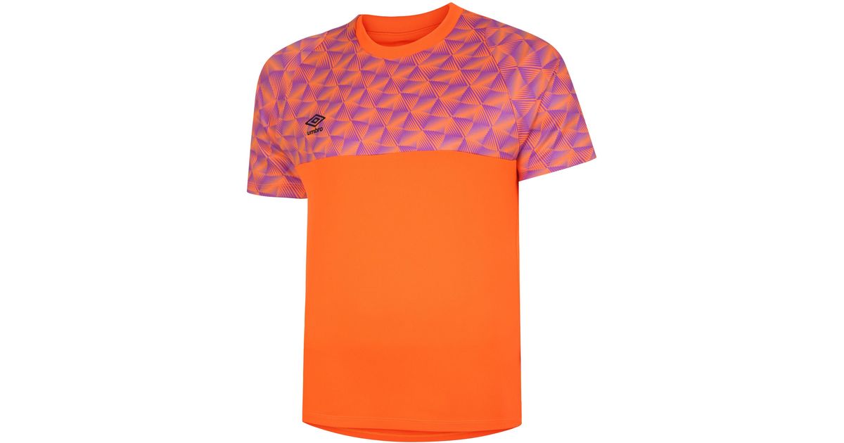 Umbro Flux Goalkeeper Jersey (Shocking/ Cactus) in Orange for Men | Lyst UK