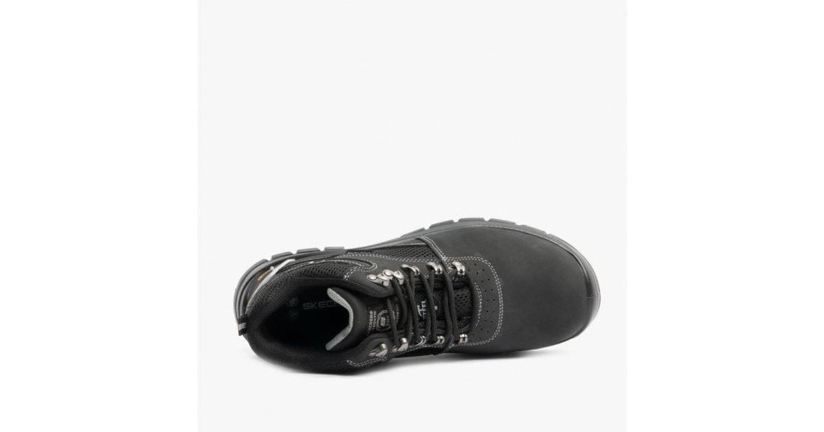 Skechers Work 200002Ec/Blk Trophus Letic Safety Boots in Black for Men ...