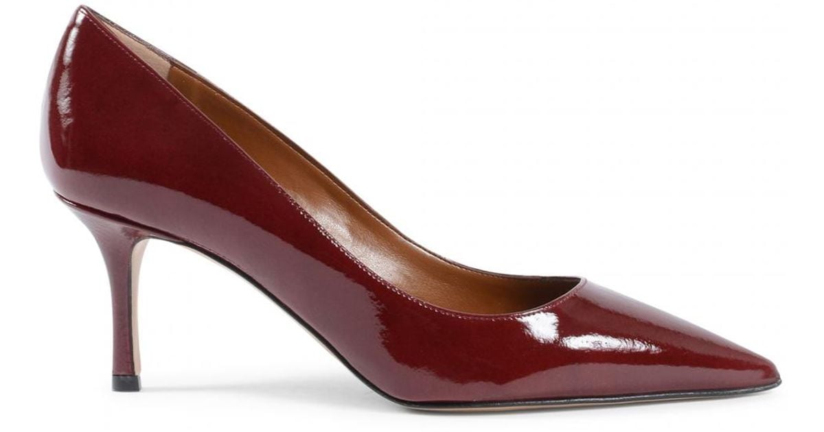 Versace 19.69 Abbigliamento Sportivo 19V69 Pump Dark Ines65 Wine Patent ...