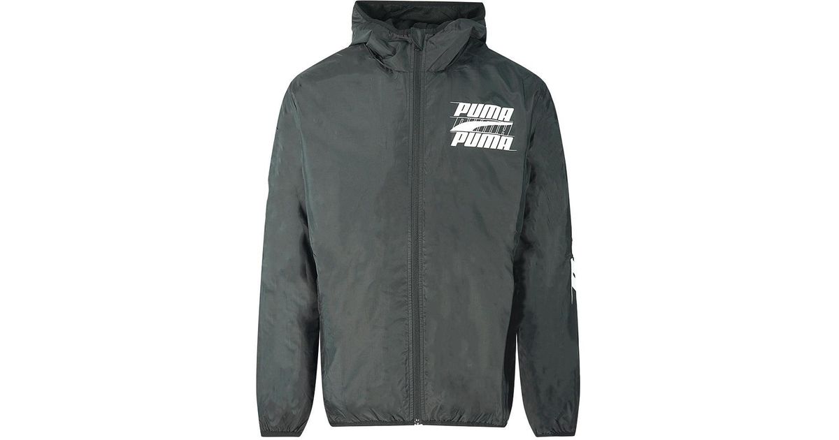 PUMA Adult Rebel Windbreaker in Grey | Lyst UK
