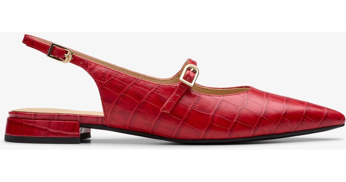 Clarks Sensa15 Shine Interest Shoes in Red | Lyst UK