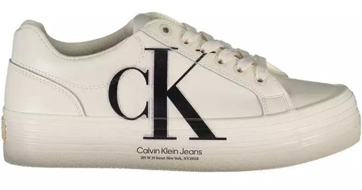 Calvin Klein Ck Platform Sneaker Casual Comfort in White | Lyst UK