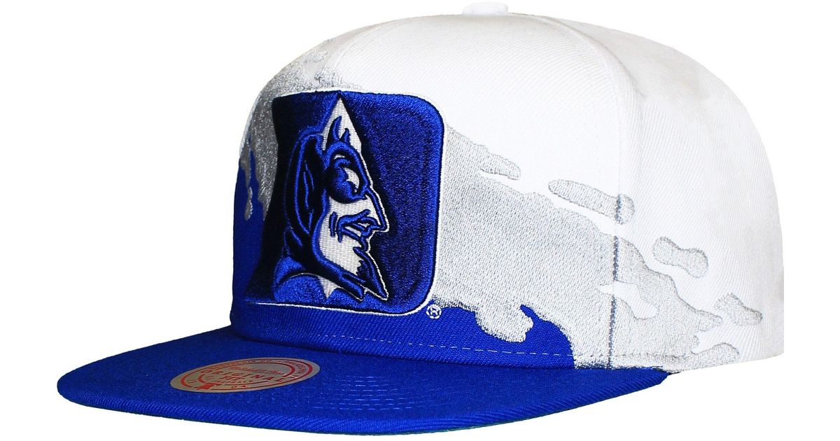 Mitchell & Ness Ncaa Duke Devils Paintbrush Cap in Blue for Men | Lyst UK
