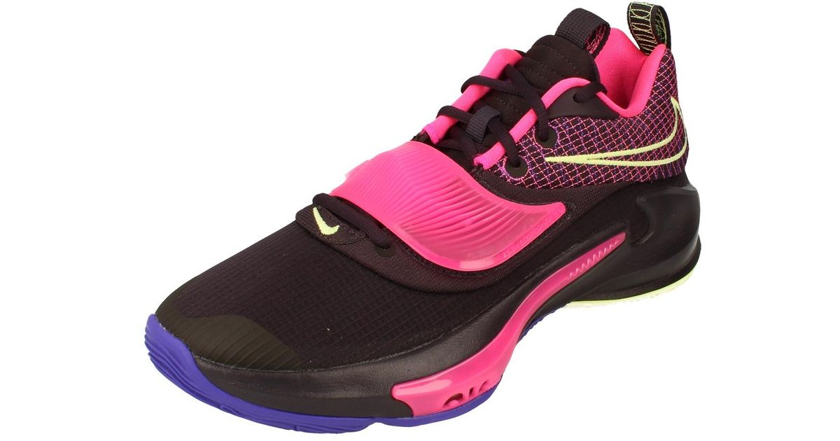 Nike Zoom Freak 3 Basketball Trainers in Black for Men | Lyst UK