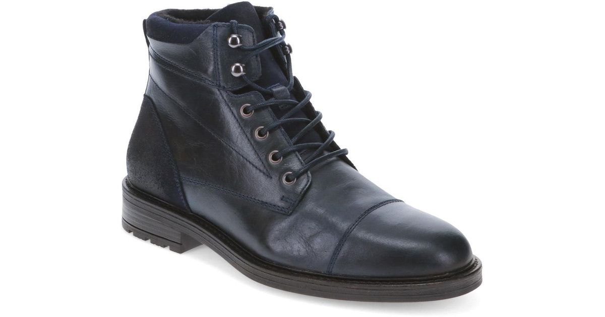 Jones Bootmaker Dusseldorf Leather Lace-Up Boots in Black for Men | Lyst UK