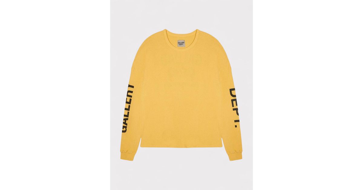 GALLERY DEPT. Department Thermal in Yellow for Men | Lyst UK