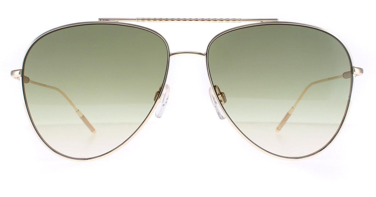 Ted Baker Aviator Gradient Tb1625 Sutton Metal in Green for Men | Lyst UK