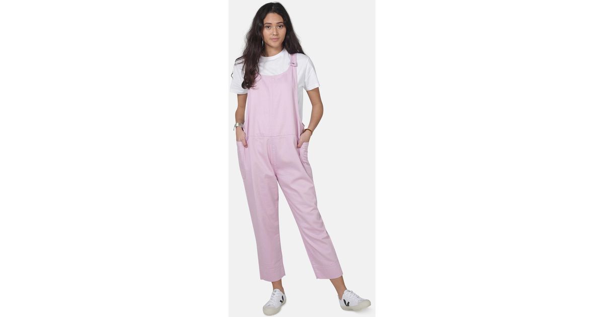 Monkee Genes Organic Cotton Oversized Overall Dungarees in Pink | Lyst UK
