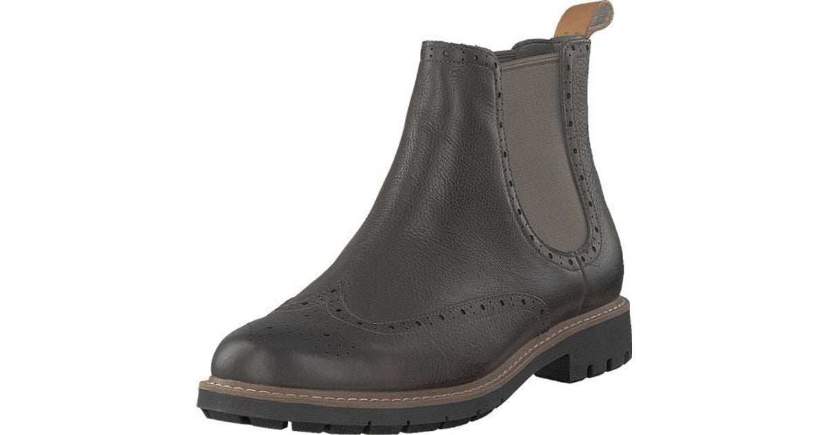 Clarks Batcombe Top Leather Boots Various Colours in Black for Men ...