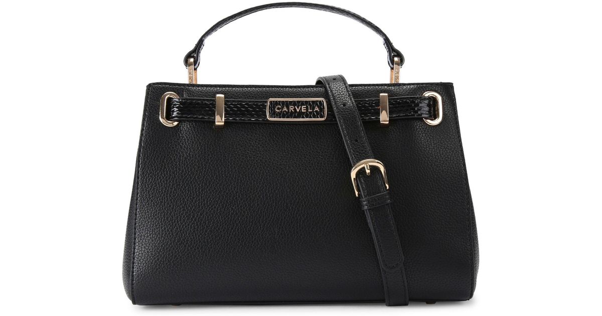 Carvela Kurt Geiger Belted Midi Bag in Black | Lyst UK