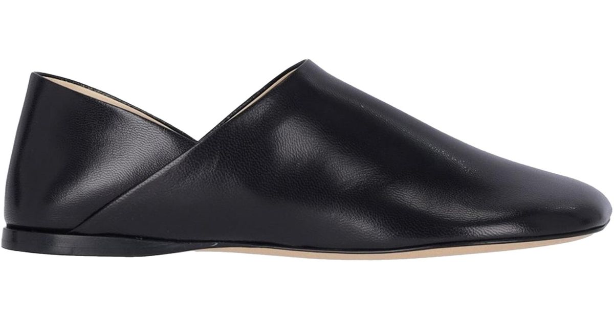 Loewe 'Slipper Toy' Leather Loafers in Blue | Lyst UK