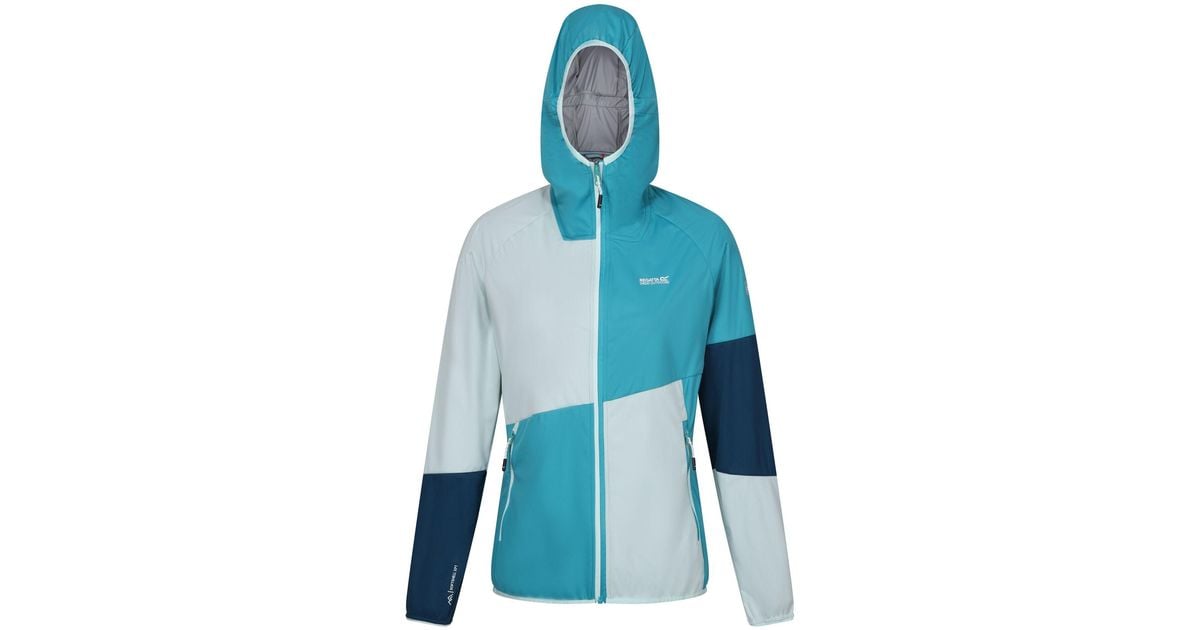 Regatta Ladies Tarvos Vi Waterproof Jacket (Tahoe/Bleached Aqua) in ...