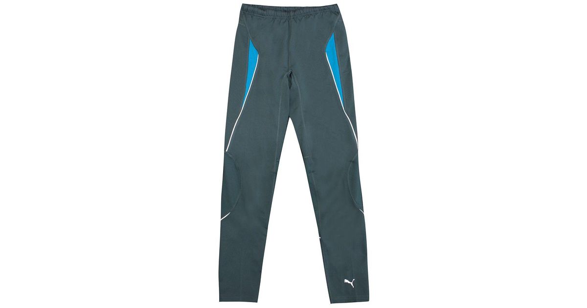 PUMA Usp Fitness Long Tight Training Pants Bottoms 501653 01 in Blue ...