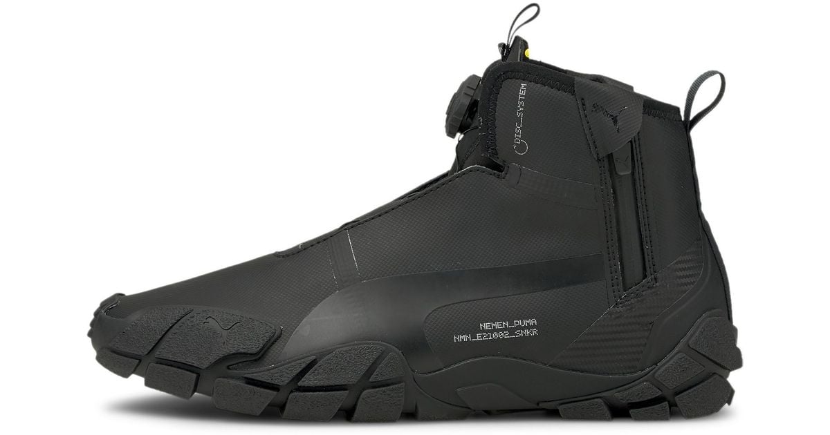 PUMA X Nemen Centaur Mid Disc Neo Trainers Sports Shoes in Black for ...