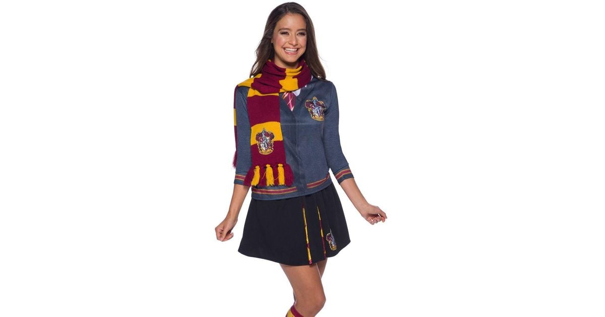 Harry Potter Deluxe Gryffindor Scarf (Claret/ in Blue | Lyst UK