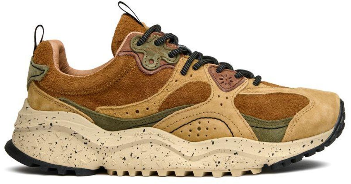 Flower Mountain Wave Trainers in Brown for Men | Lyst UK