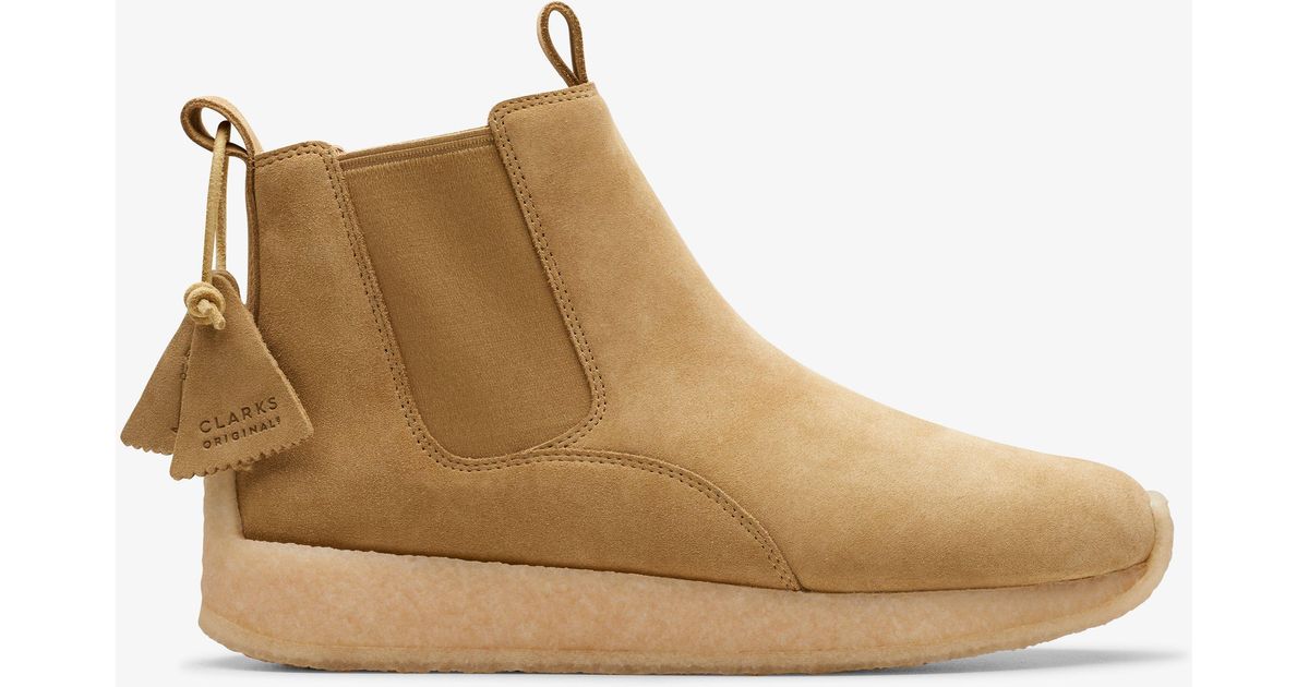 Clarks Radlett Dark Sand Boots in Brown for Men | Lyst UK