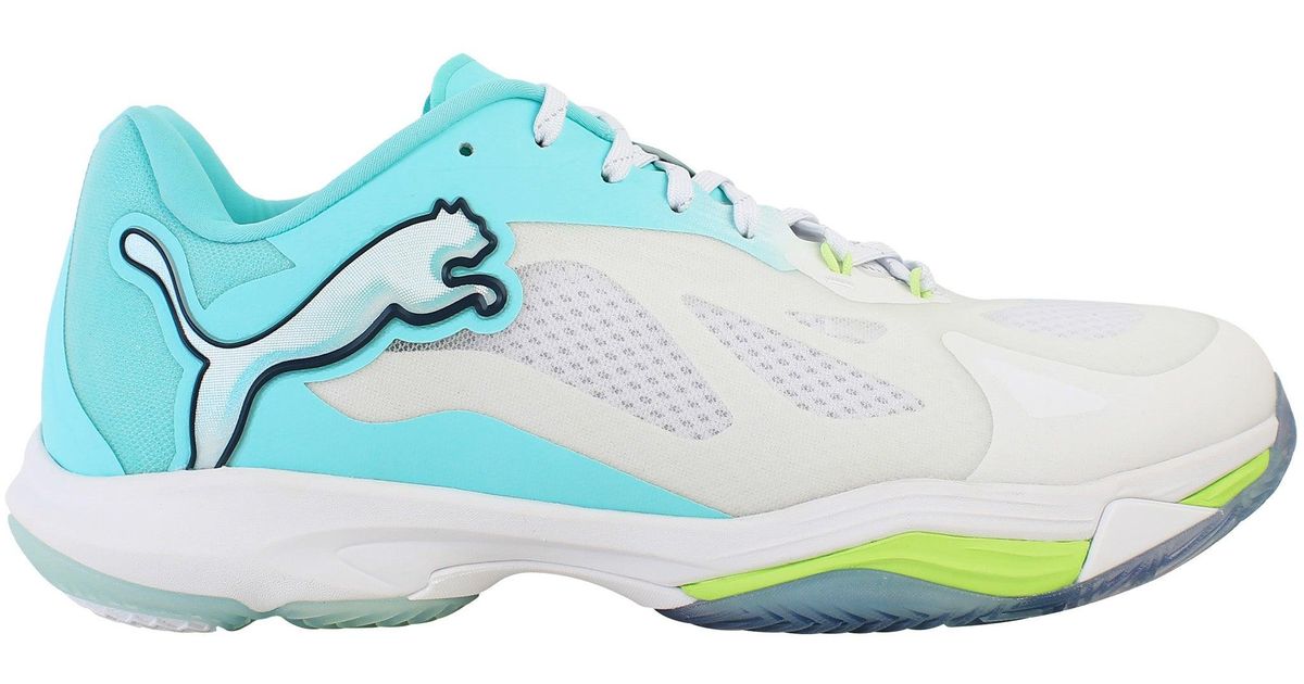 PUMA Vantage Nitro Handball Shoes in Blue | Lyst UK