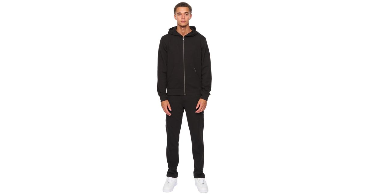 Duck and Cover Optimus Hoodie And Joggers Set in Black for Men | Lyst UK