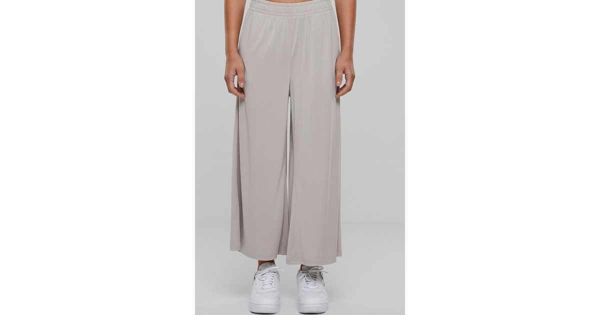 Urban Classics Wide Floaty Leg Modal Culotte | Lyst UK