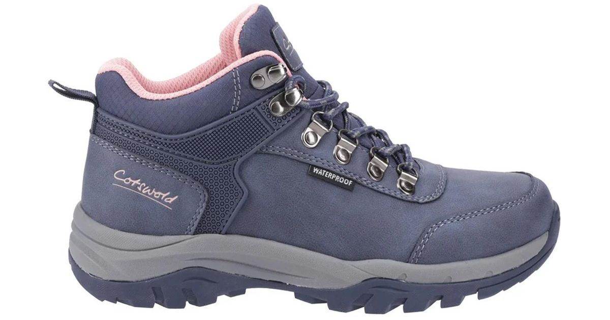 Cotswold Ladies Overbury Hiking Boots in Blue | Lyst UK
