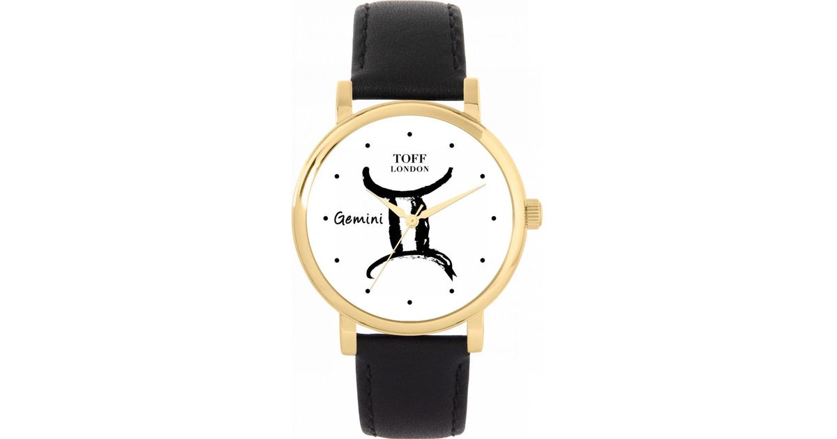 Toff London Tlws-35639 Ladies Gemini Watch in Black | Lyst UK